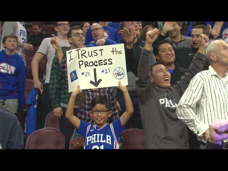 L'image de la semaine #4 - TRUST THE PROCESS - BasketballMania